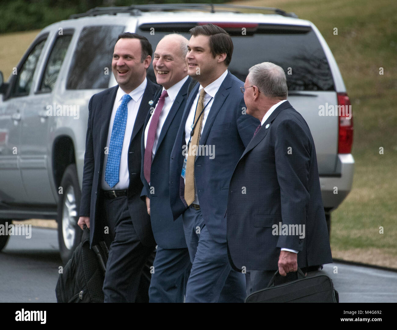 From left to right: Dan Scavino, White House Director of Social Media ...