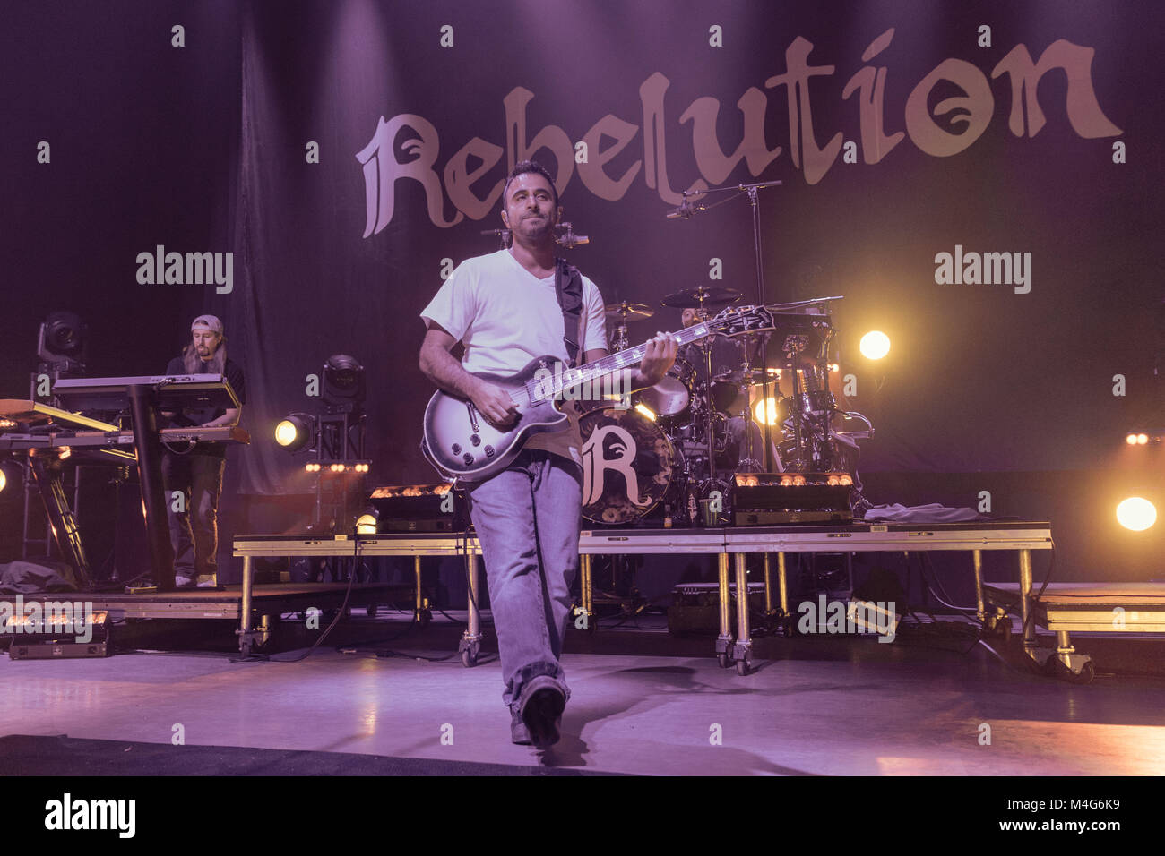 Madison, Wisconsin, USA. 15th Feb, 2018. RORY CAREY and ERIC RACHMANY ...