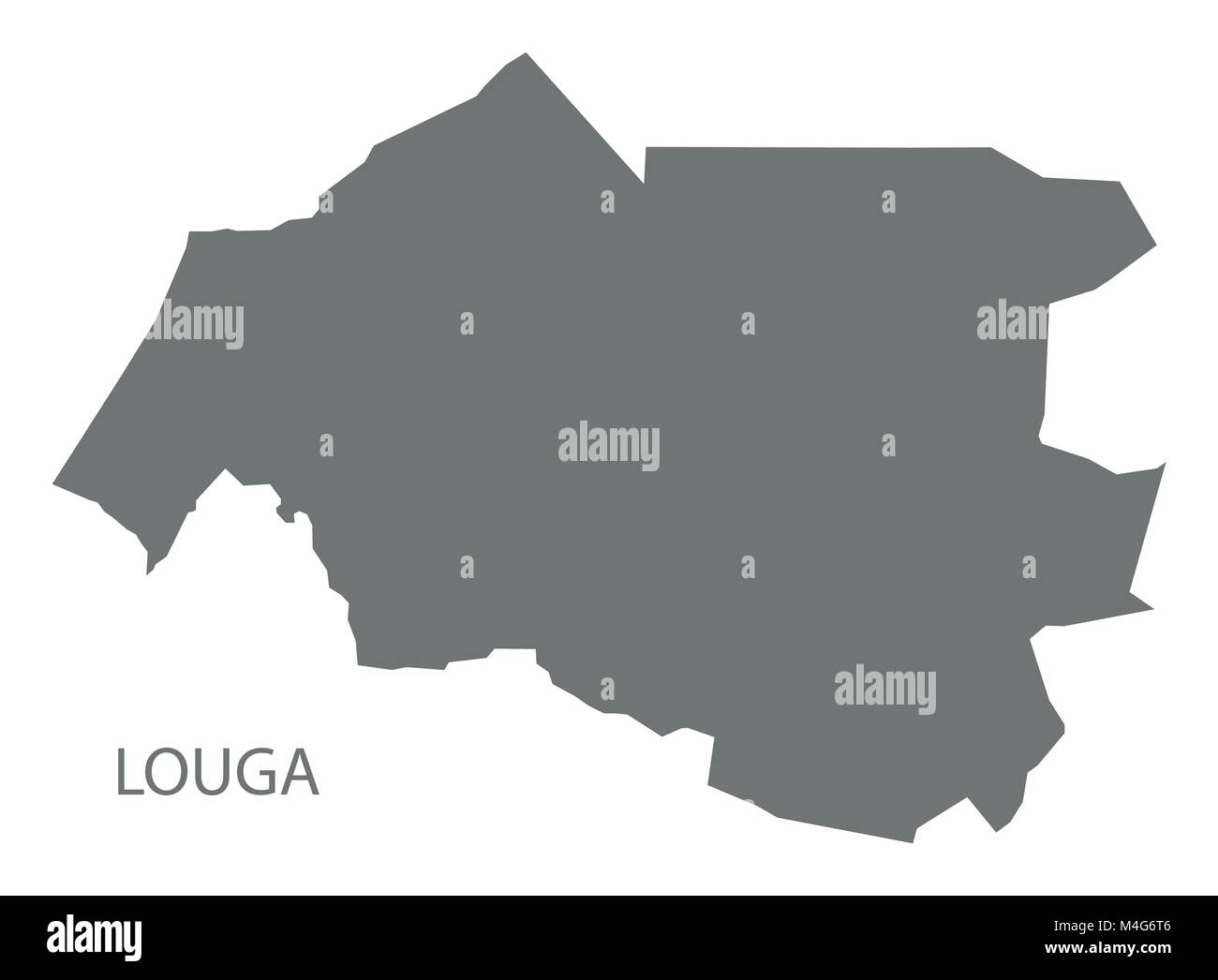 Louga vector map hi-res stock photography and images - Alamy