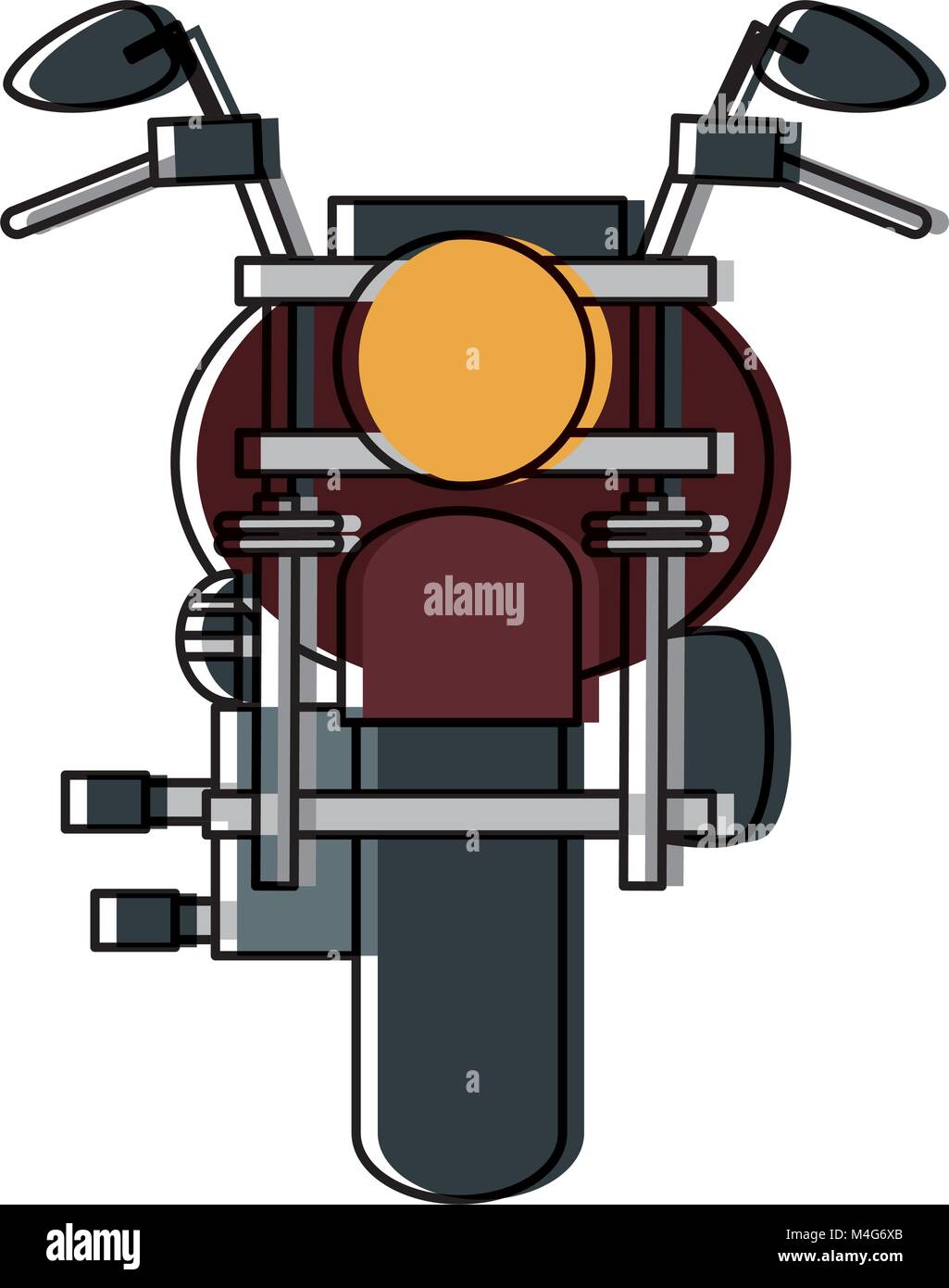 Classic motorcycle design Stock Vector Image & Art - Alamy