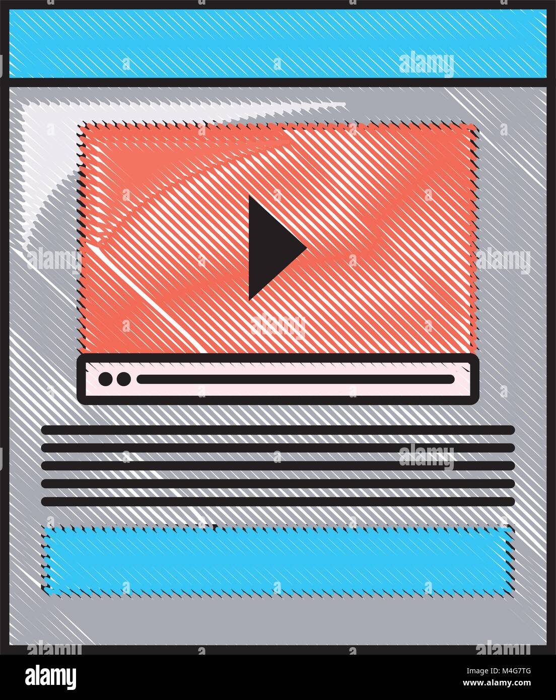 video player icon Stock Vector Image & Art - Alamy