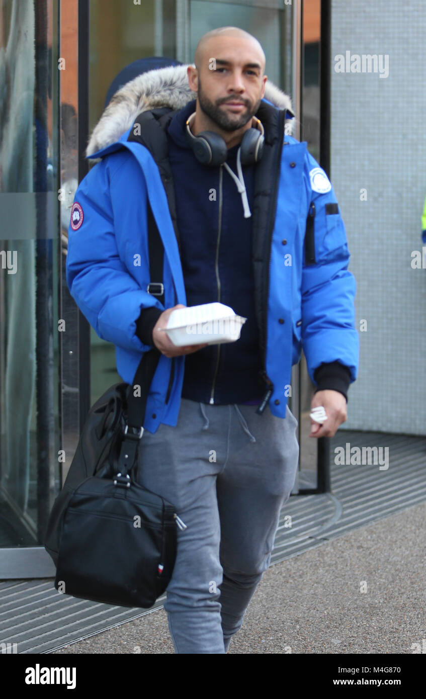 Alex Beresford outside ITV Studios Featuring: Alex Beresford Where ...