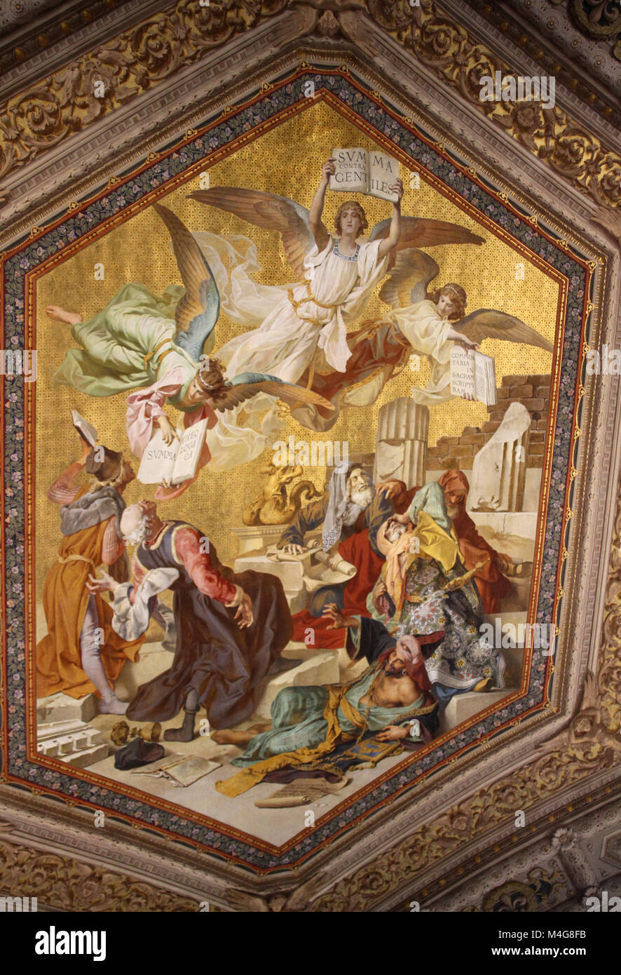 Vatican ceiling artwork angels hi-res stock photography and images - Alamy