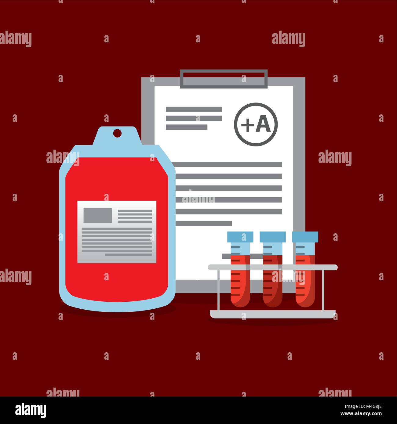 Test tube rack microscope Stock Vector Images - Alamy