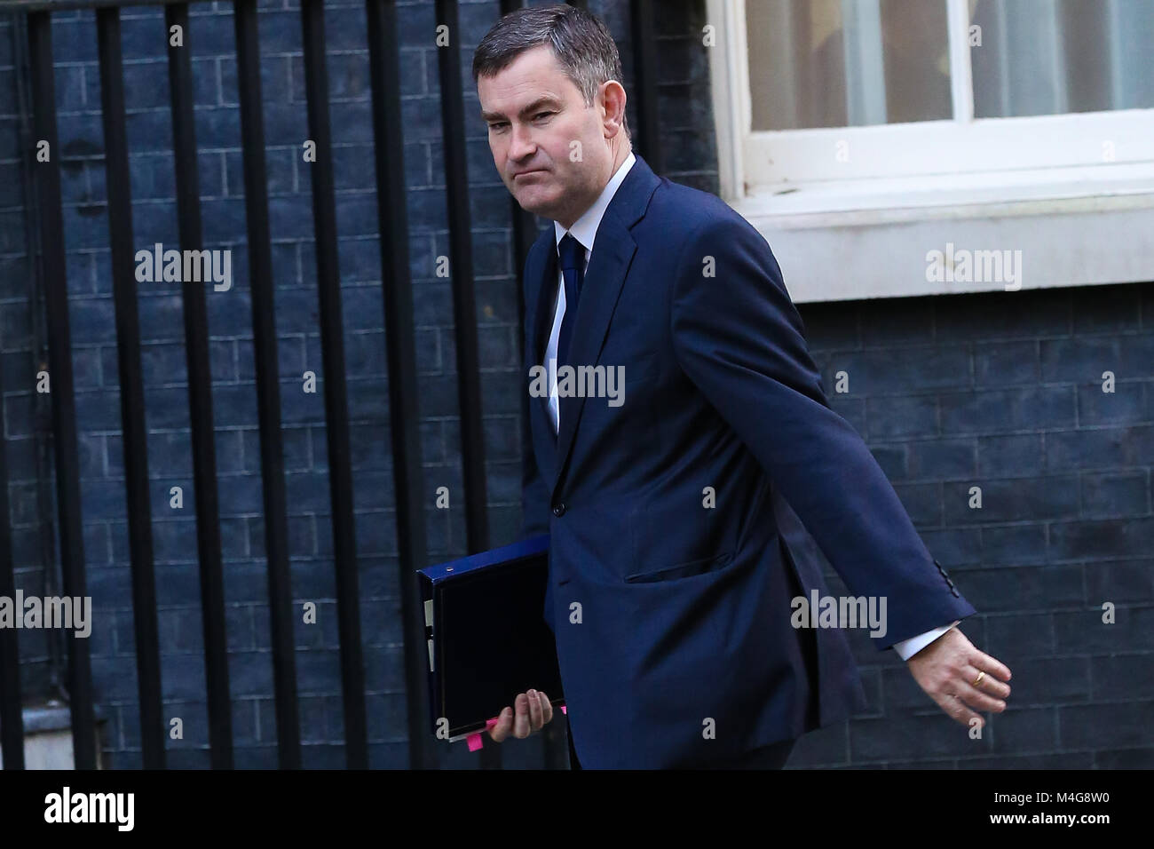 Ministers attend weekly cabinet meeting in Downing Street. Featuring: David Gauke - Justice ...