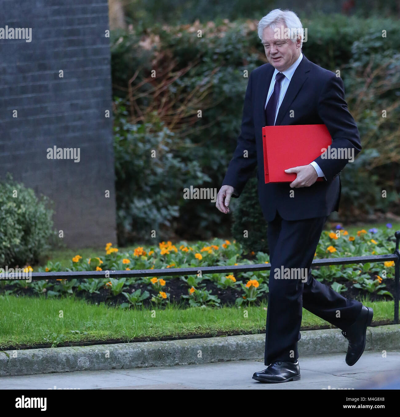 Ministers attend weekly cabinet meeting in Downing Street. Featuring: David Davis - Brexit ...