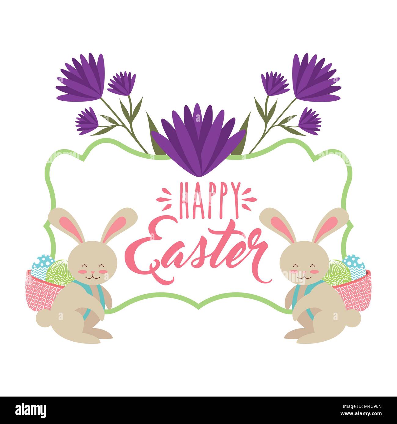 Chocolate rabbits Stock Vector Images - Alamy