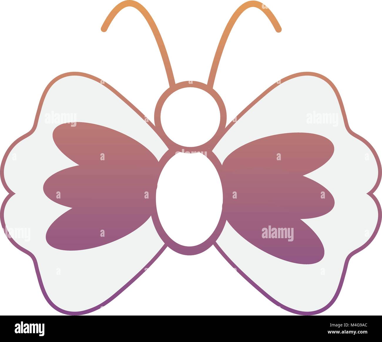 cute butterfly icon Stock Vector Image & Art - Alamy