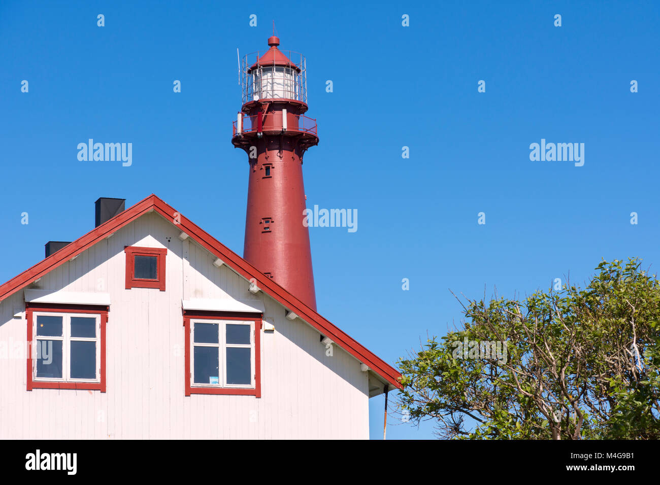 Red andenes lighthouse hi-res stock photography and images - Alamy