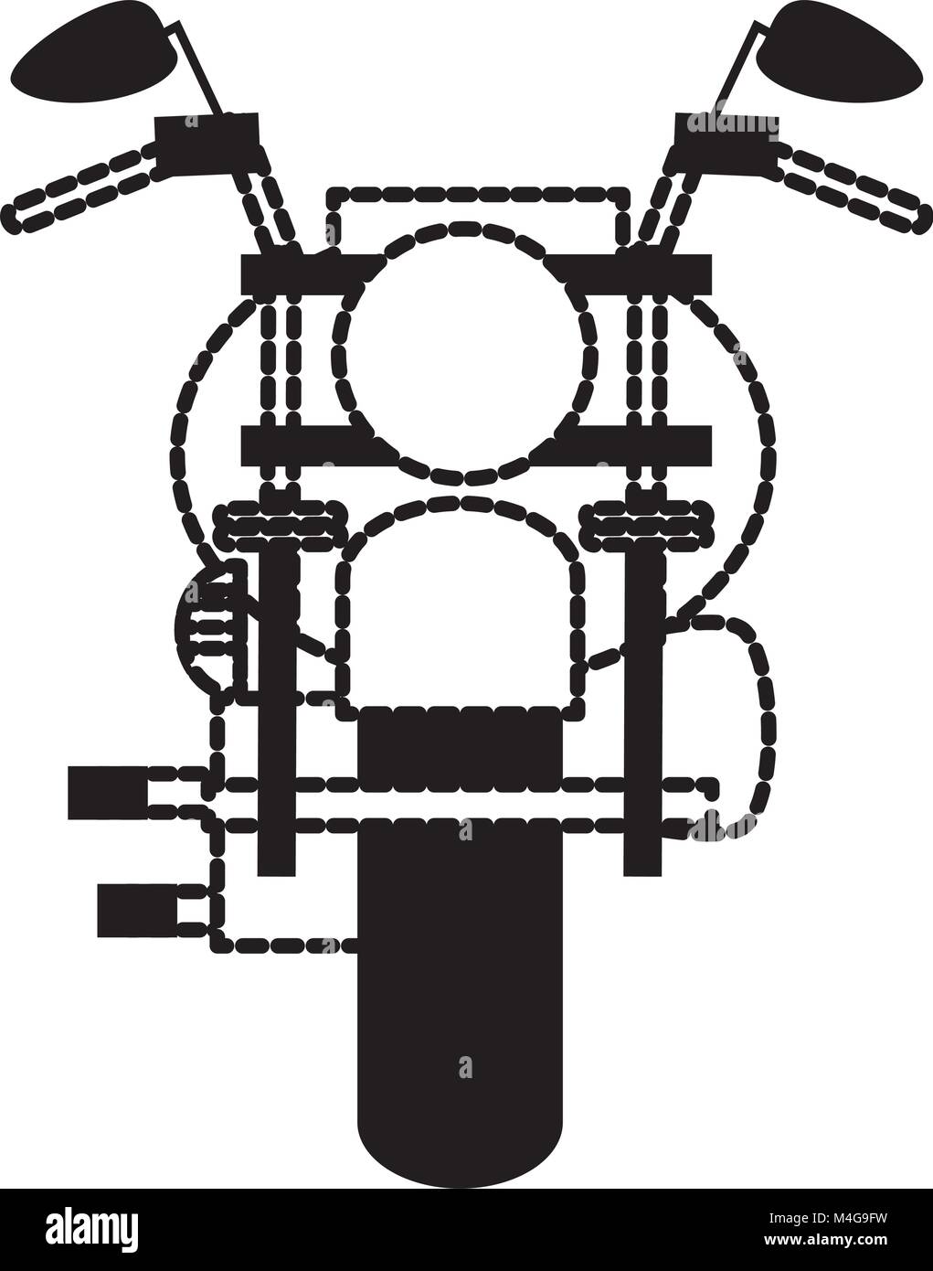 Classic motorcycle icon Stock Vector Image & Art - Alamy