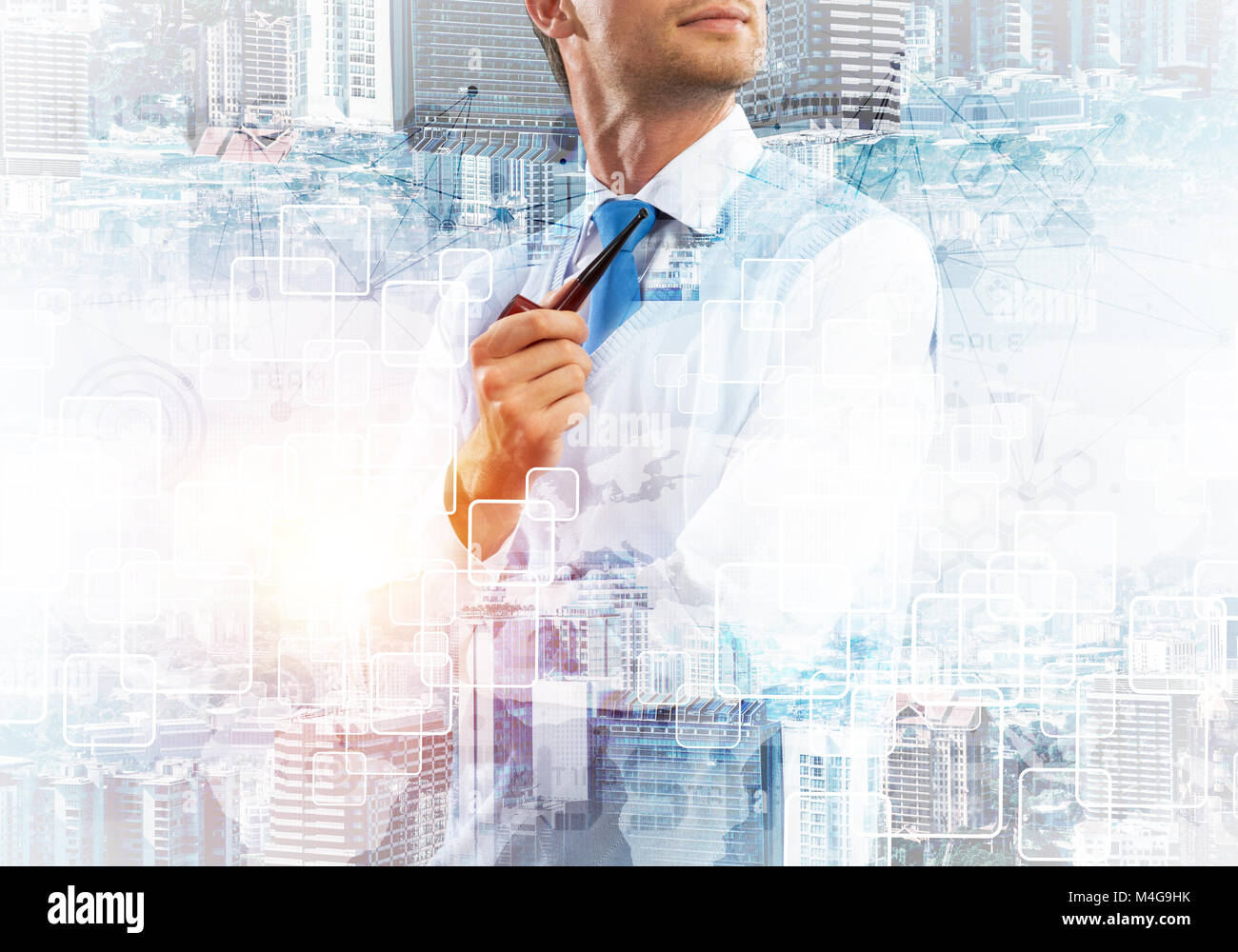 Successful smart businessman conceptual hi-res stock photography and ...