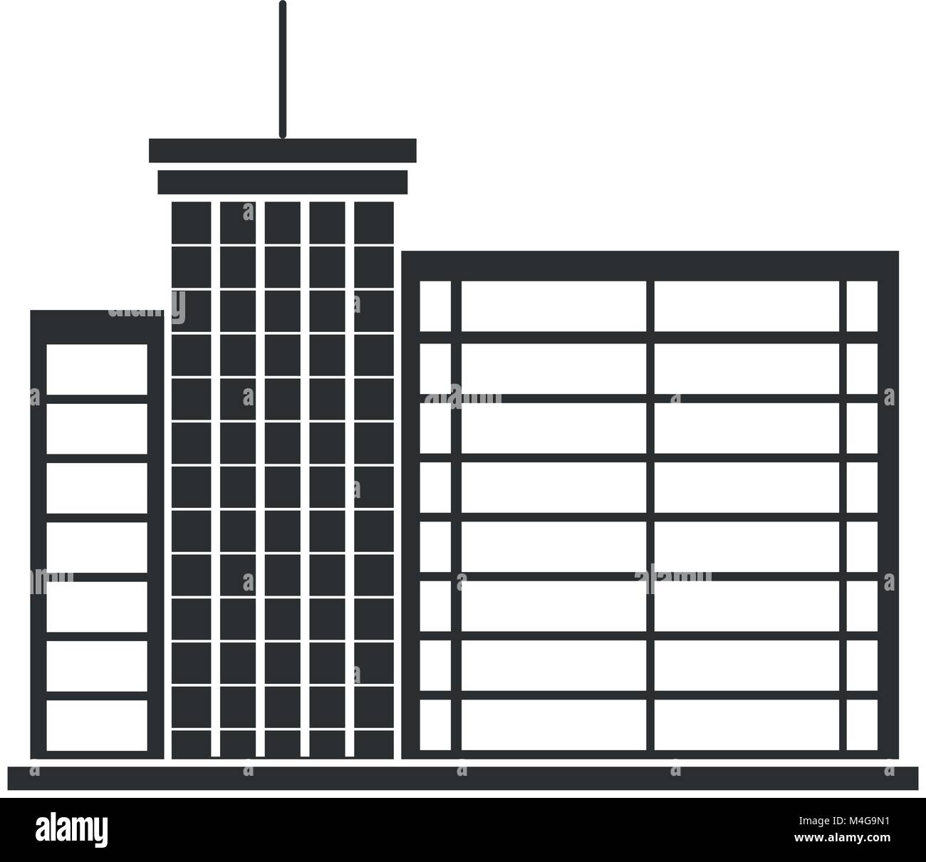 big buildings facade front Stock Vector Image & Art - Alamy