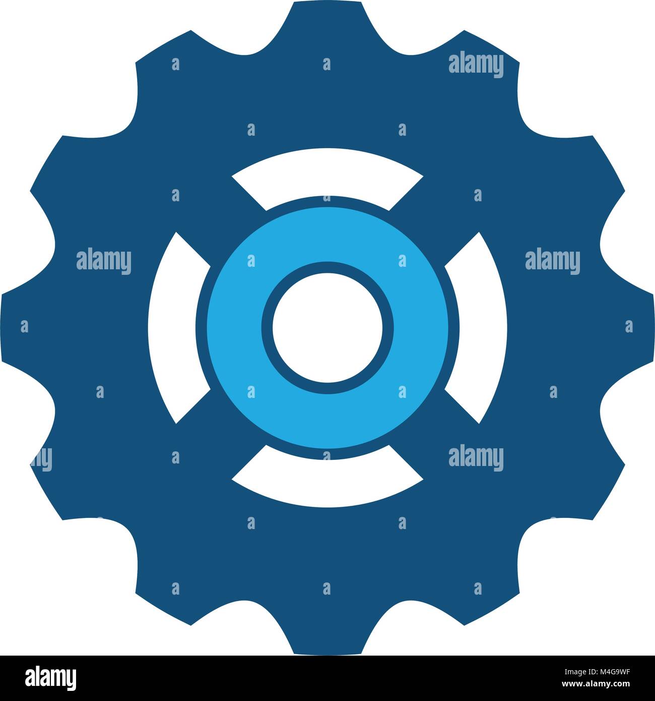 gear wheel icon Stock Vector Image & Art - Alamy