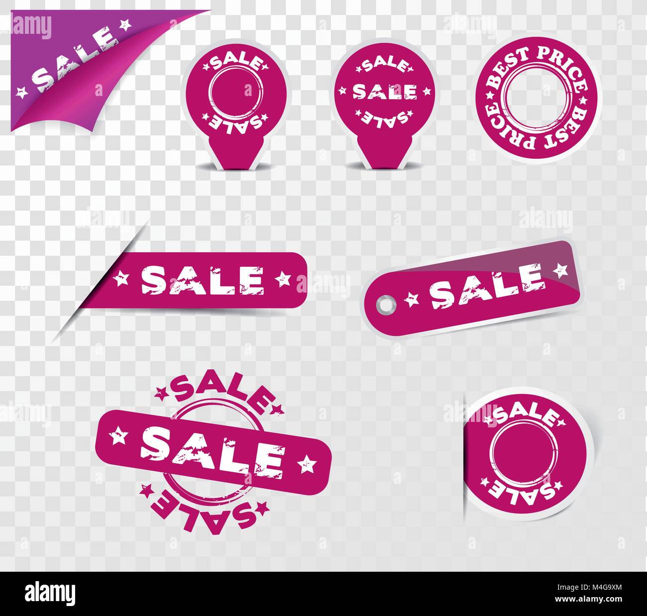 vector stickers, tags, labels collection, design element Stock Vector ...