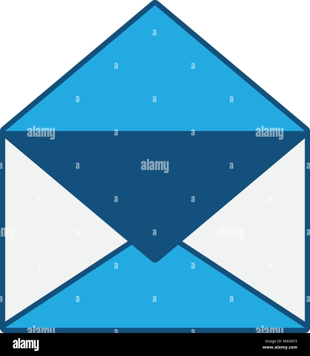 open envelope icon Stock Vector Image & Art - Alamy