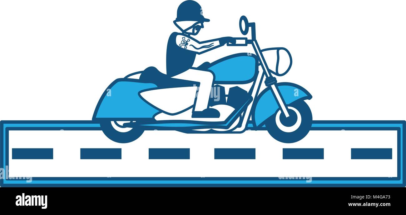 Motorcycle biker design Stock Vector Image & Art - Alamy