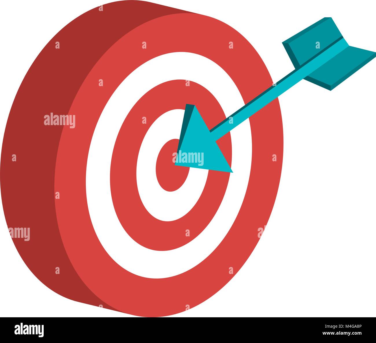 target with arrow icon Stock Vector Image & Art - Alamy