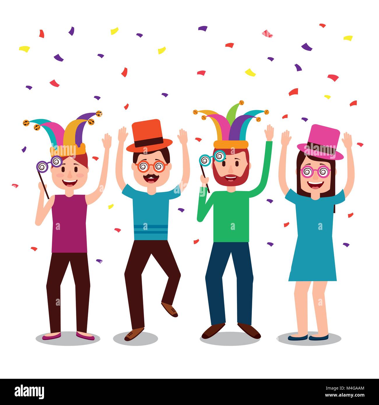 people celebration fools day Stock Vector Image & Art - Alamy