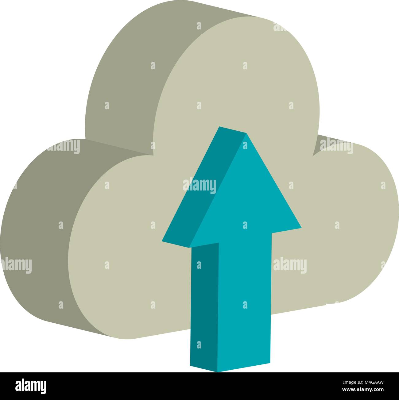 cloud computing with arrow upload Stock Vector Image & Art - Alamy