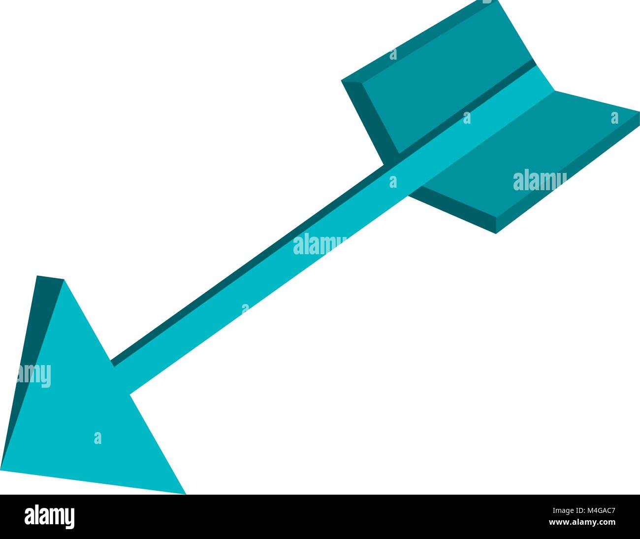 arrow isometric isolated icon Stock Vector Image & Art - Alamy