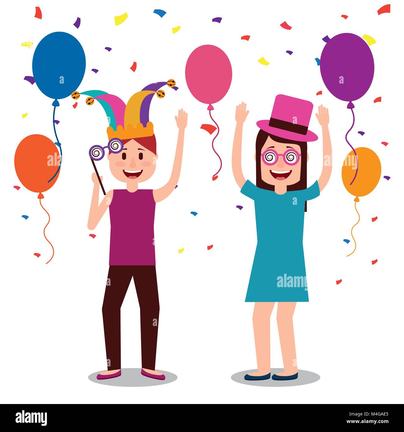 people celebration fools day Stock Vector Image & Art - Alamy