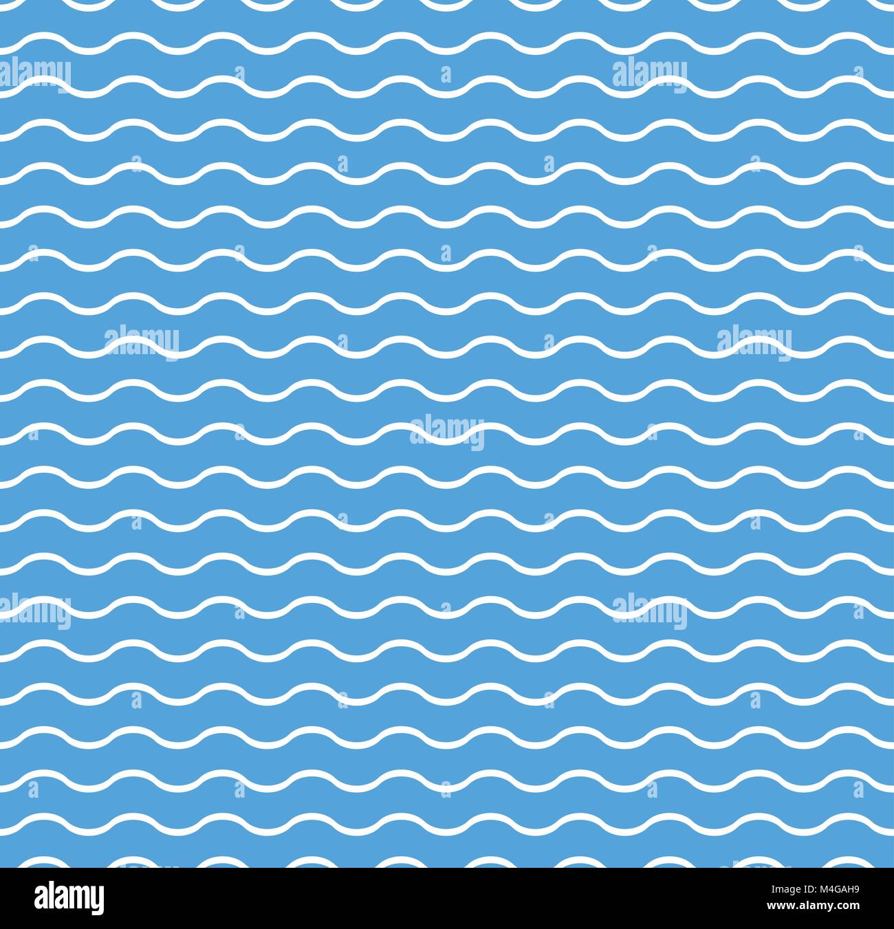 Waves lines seamless vector pattern. Design elements for wallpaper ...