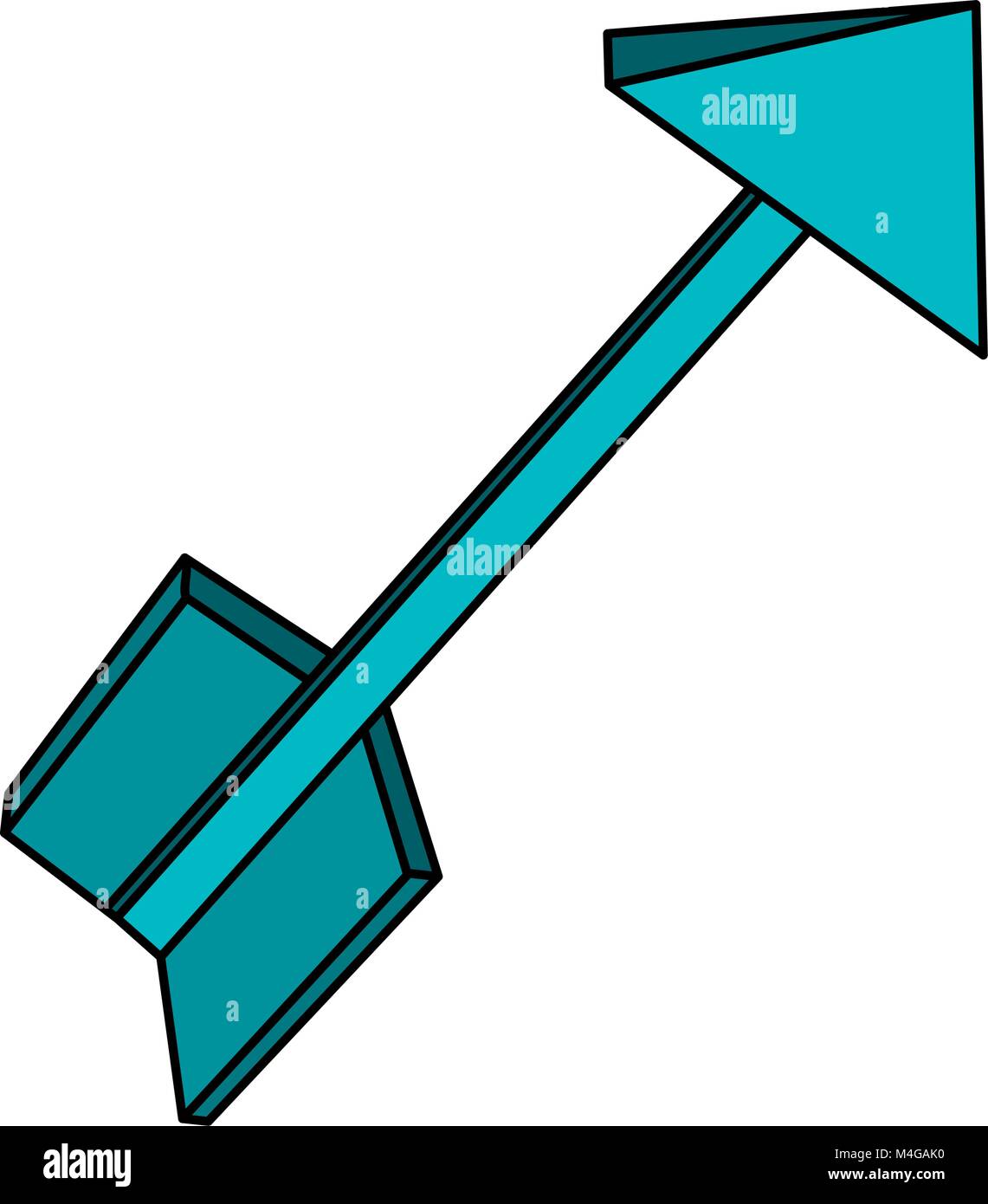 arrow isometric isolated icon Stock Vector Image & Art - Alamy