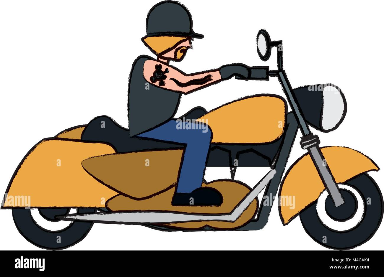 Motorcycle biker design Stock Vector Image & Art - Alamy