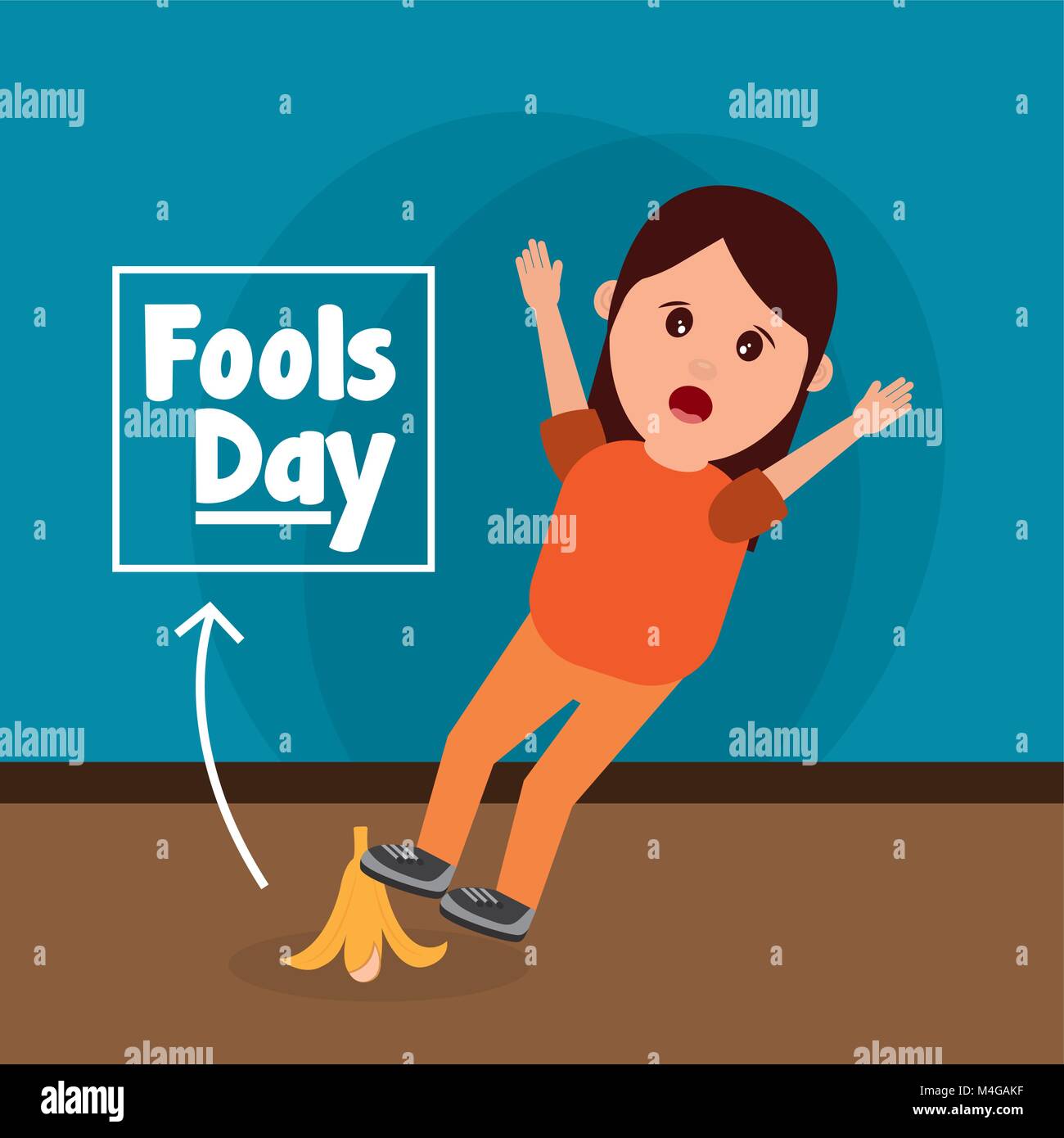 Prank man woman Stock Vector Images - Alamy