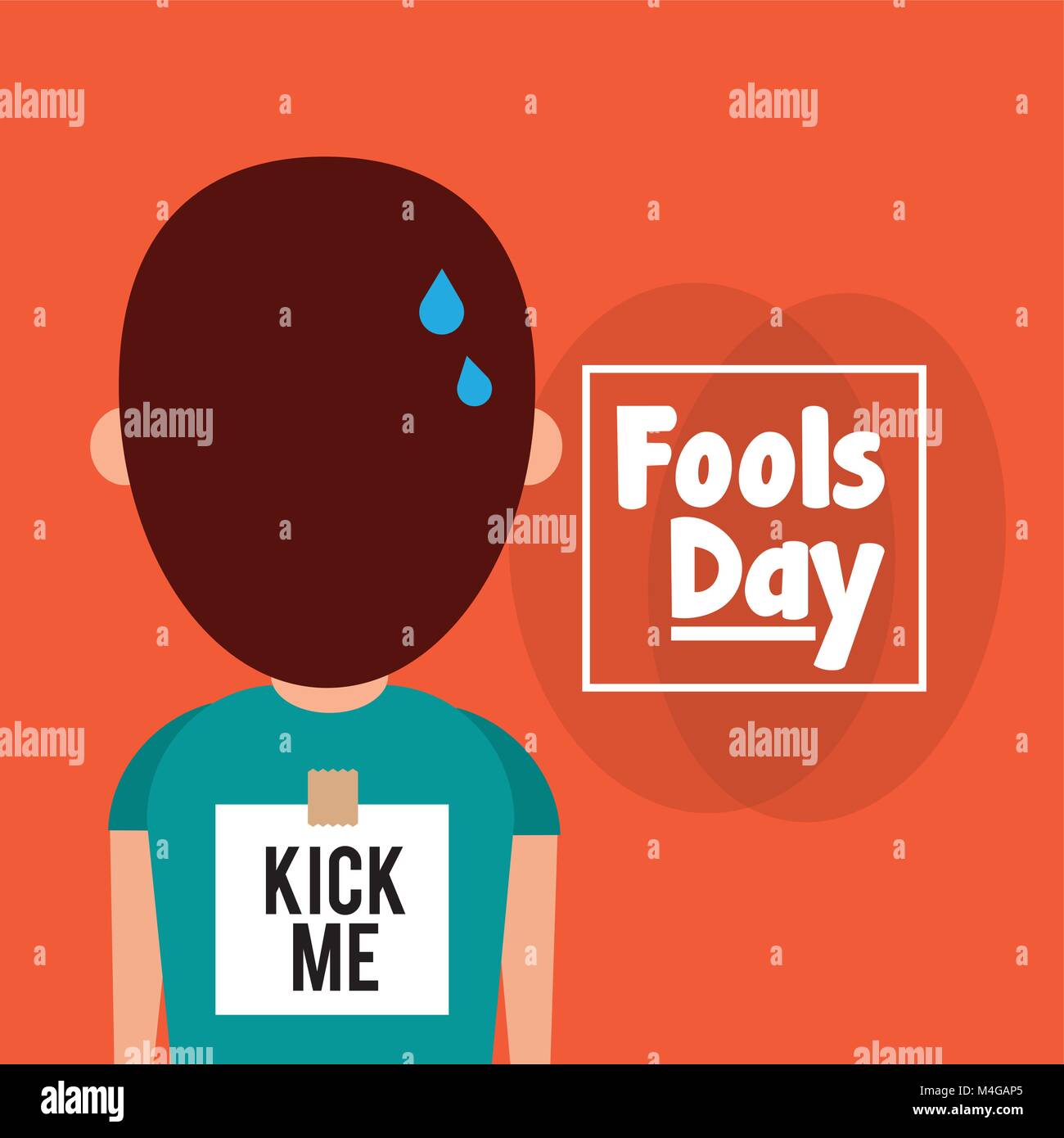 Kick me prank hi-res stock photography and images - Alamy