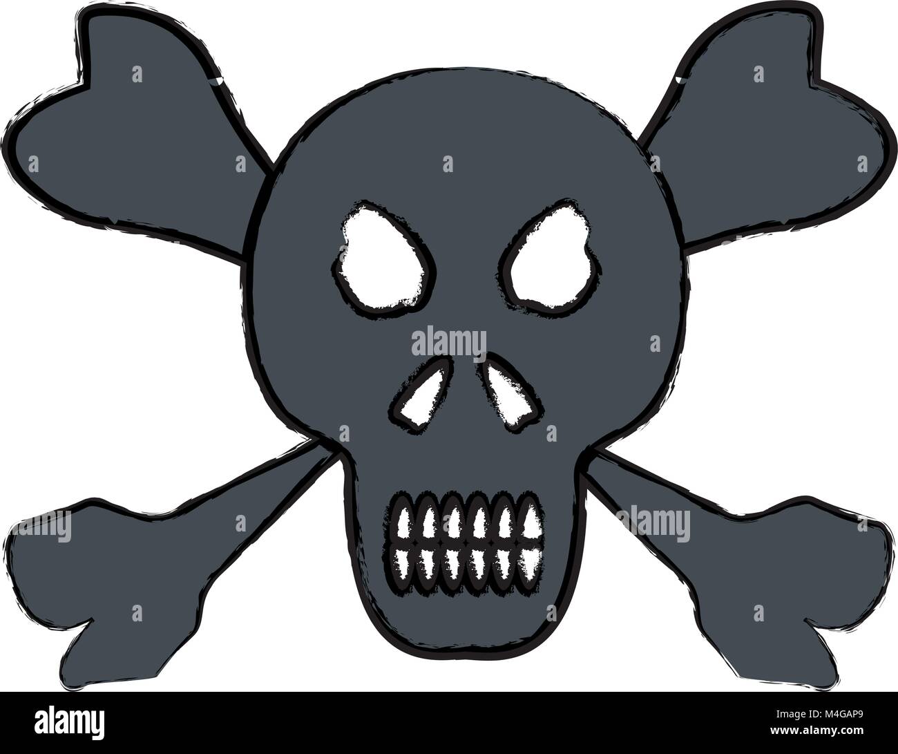 skull with crossbones Stock Vector Image & Art - Alamy