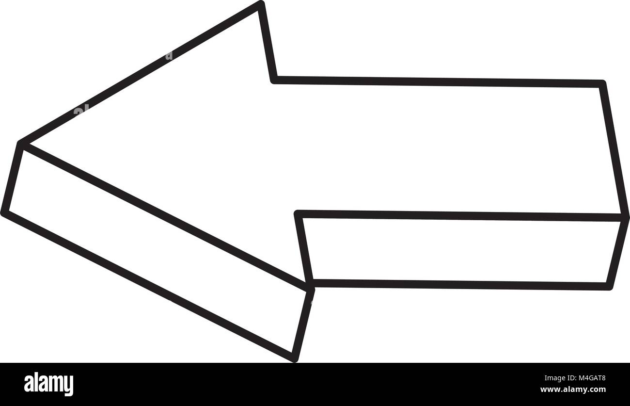 directional arrow left icon Stock Vector Image & Art - Alamy