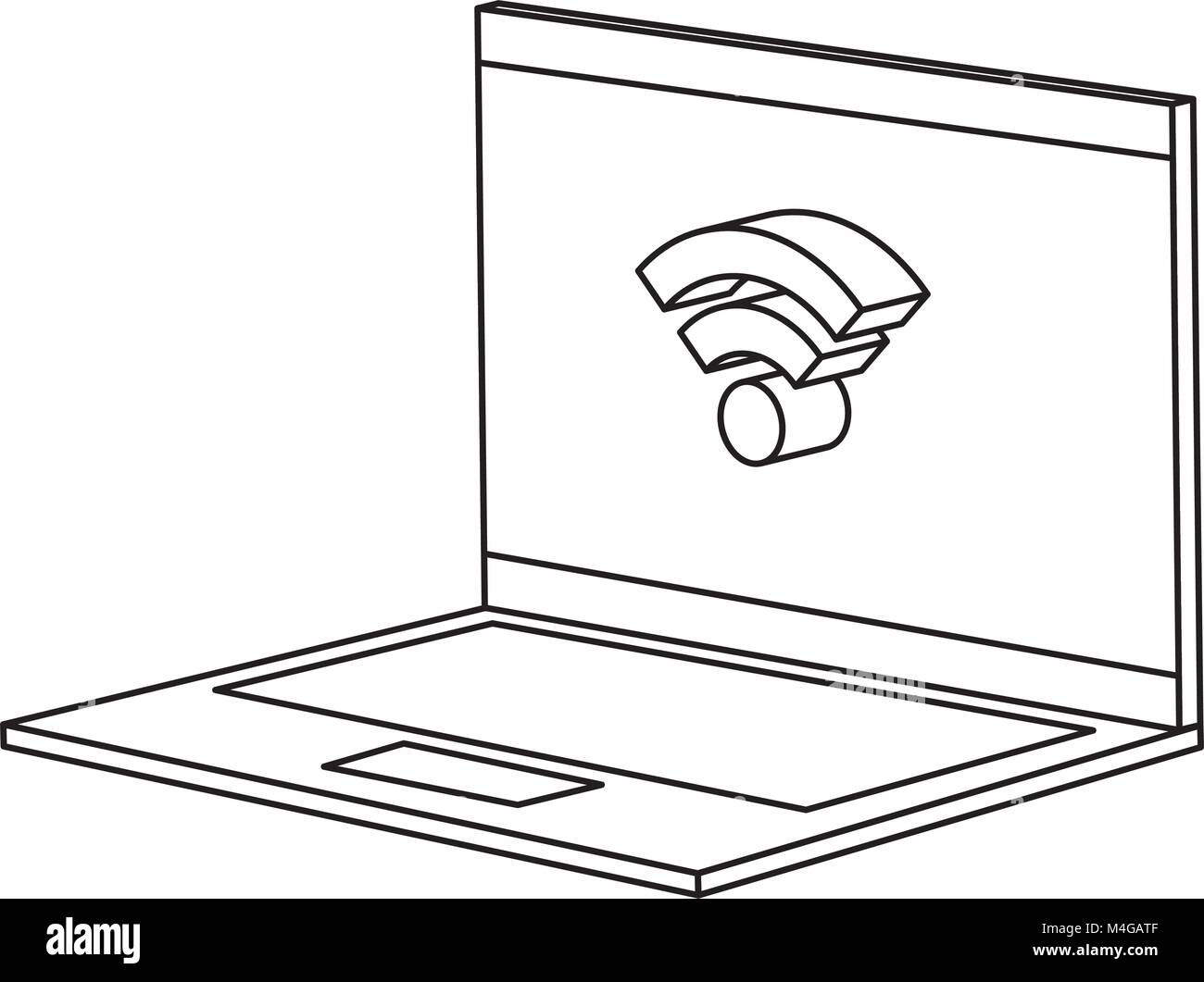 Wifi symbol nobody Stock Vector Images - Alamy