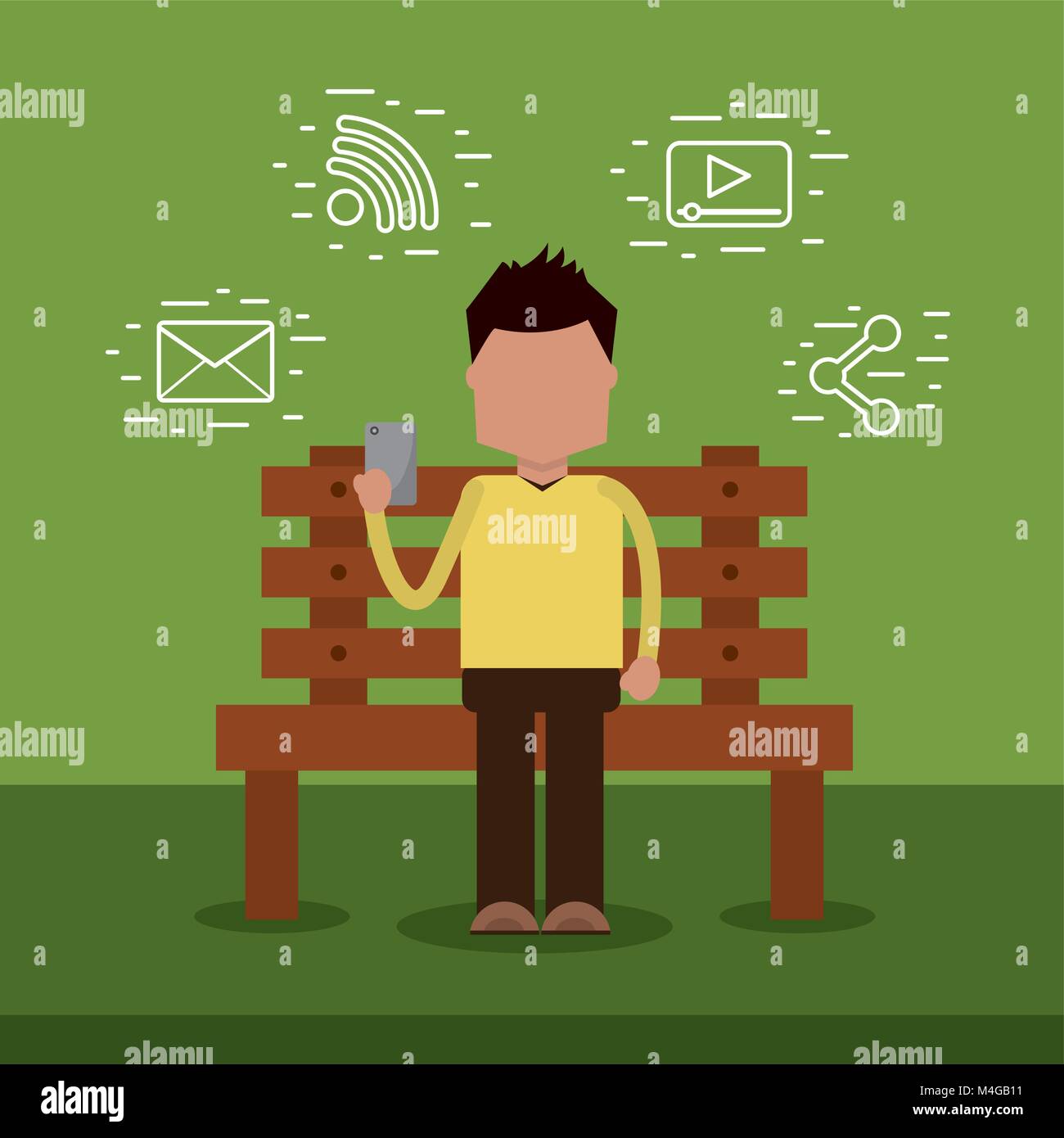 Free guy poster Stock Vector Images - Alamy