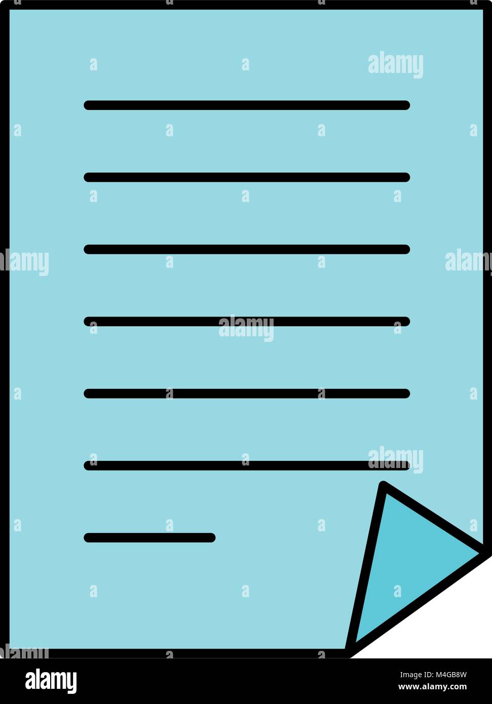 document paper isolated icon Stock Vector Image & Art - Alamy