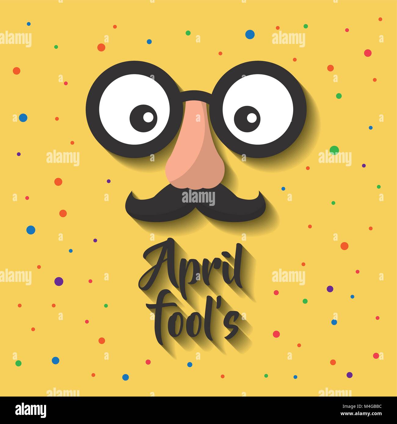 Crazy googly eyes nose mustache hi-res stock photography and images - Alamy