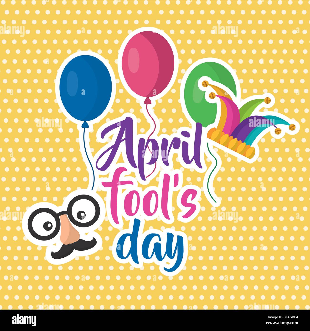 April fools day funny poster Stock Vector Images - Alamy