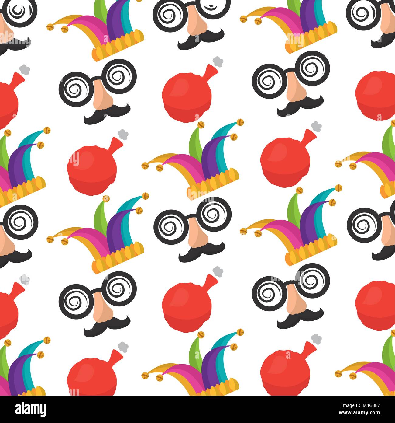 Cartoon april fool mask comic hi-res stock photography and images - Alamy