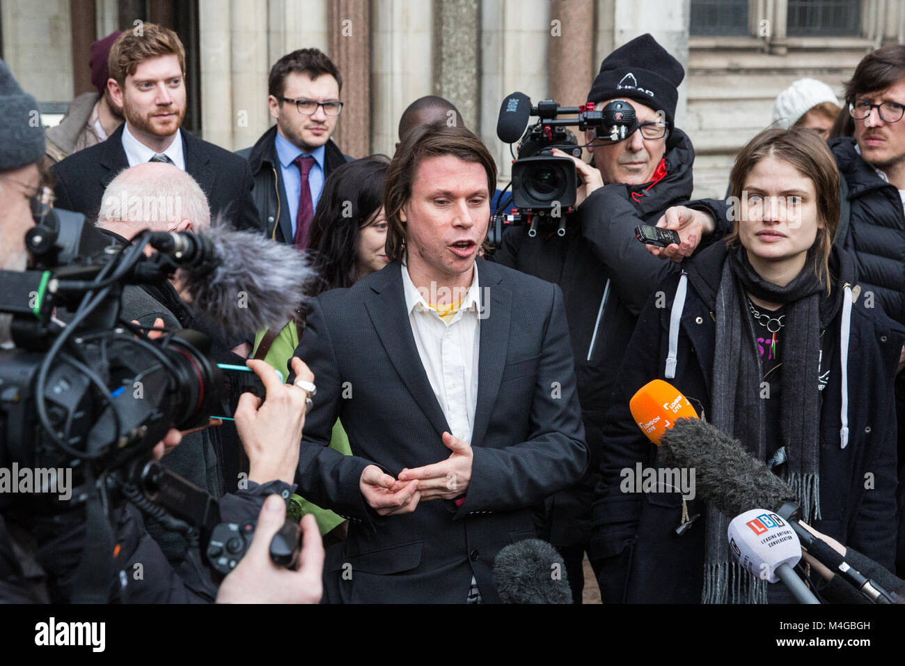 London, UK. 5th February, 2018. Alleged computer hacker Lauri Love ...