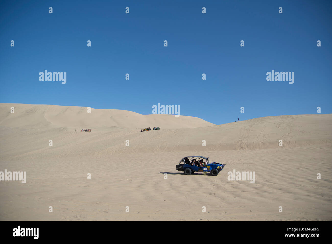 Tubular car running in Huacachina, Ica desert, Peru Stock Photo - Alamy