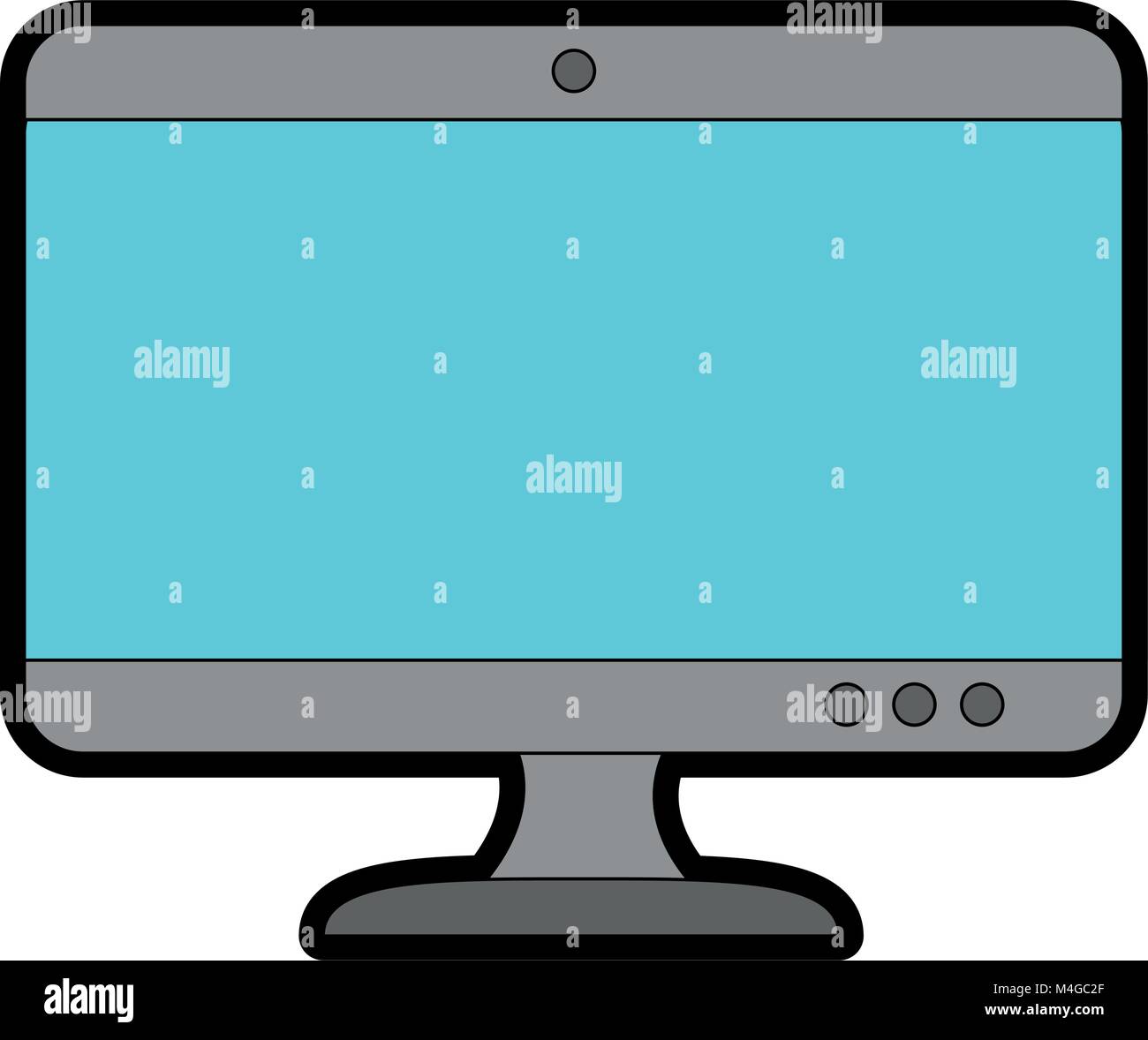 monitor computer isolated icon Stock Vector Image & Art - Alamy
