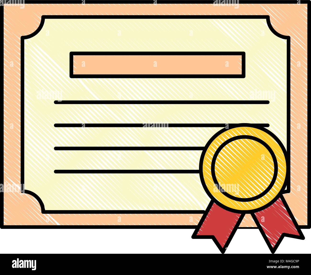 graduation certificate isolated icon Stock Vector Image & Art - Alamy