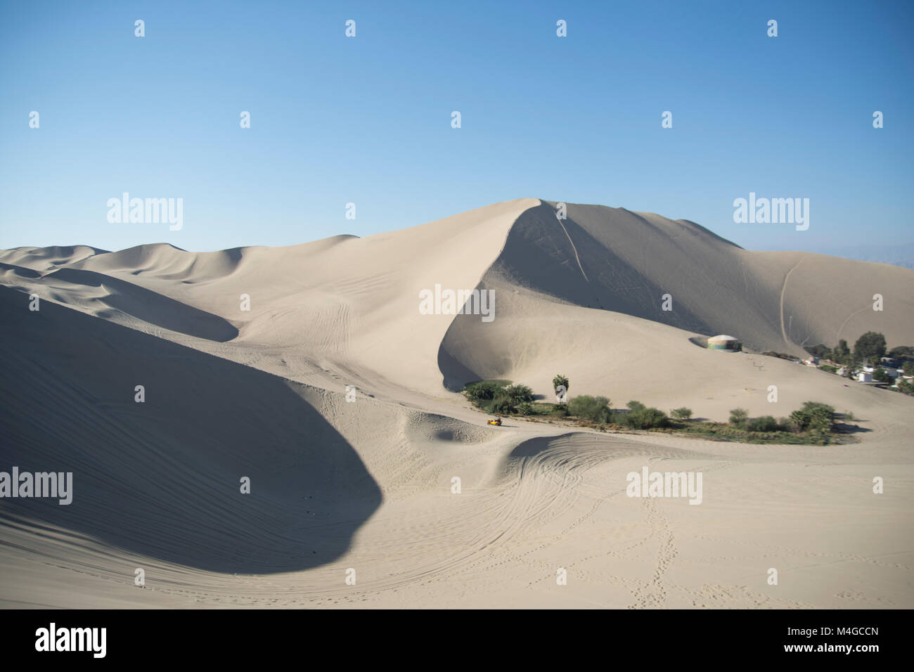 La Huacachina Oasis in Ica desert in Peru Stock Photo - Alamy