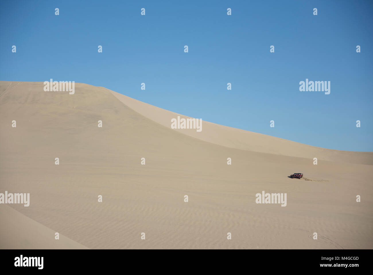 Tubular car running in Huacachina, Ica desert, Peru Stock Photo - Alamy