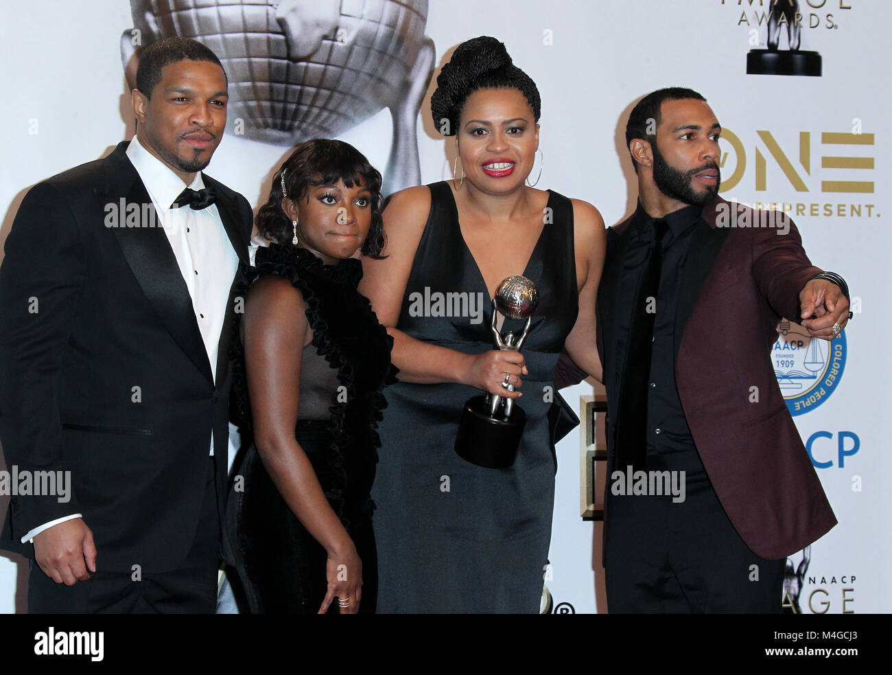 49th NAACP Image Awards 2018 Press Room held at the Pasadena Civic ...