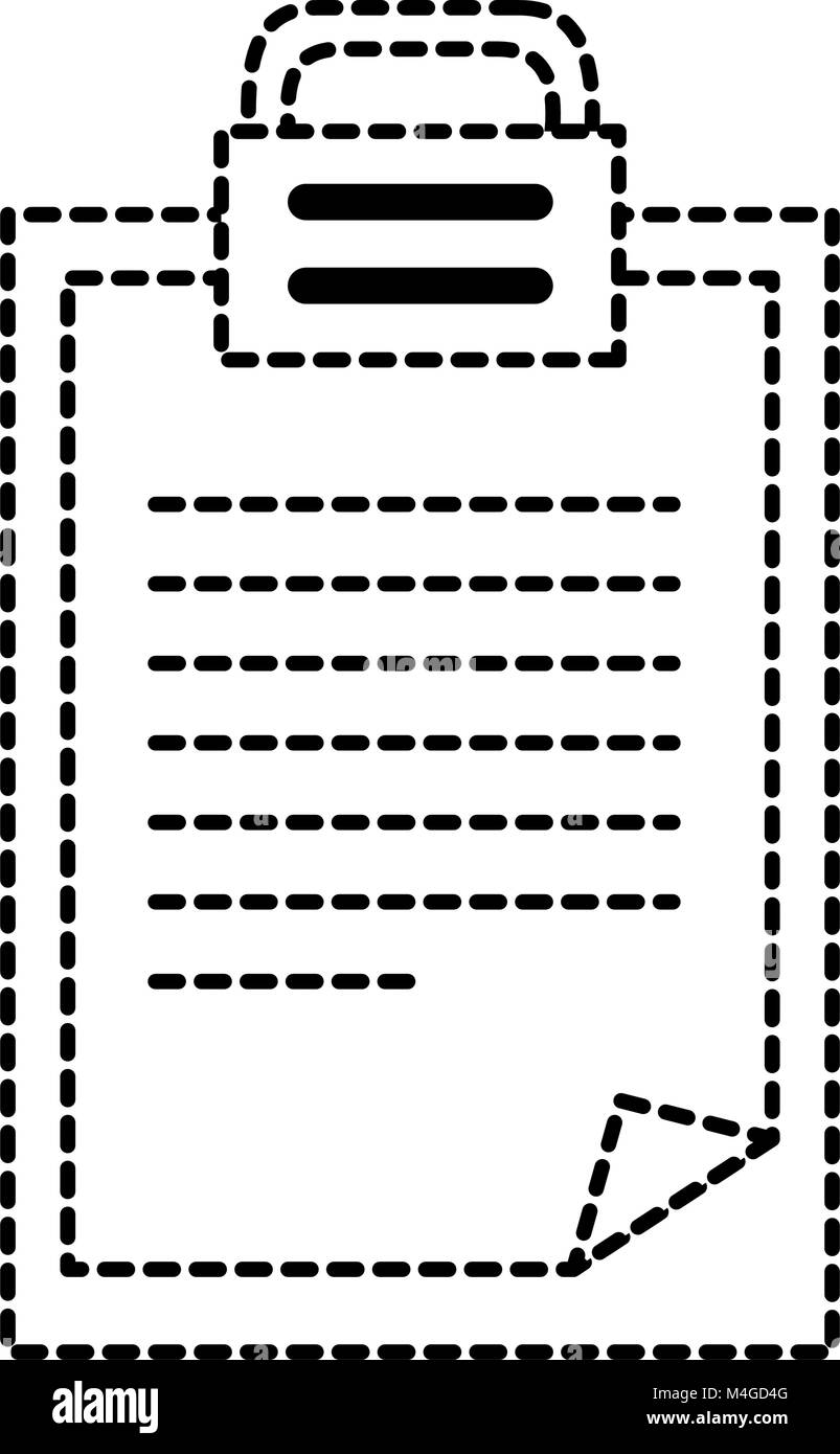 clipboard paper isolated icon Stock Vector Image & Art - Alamy