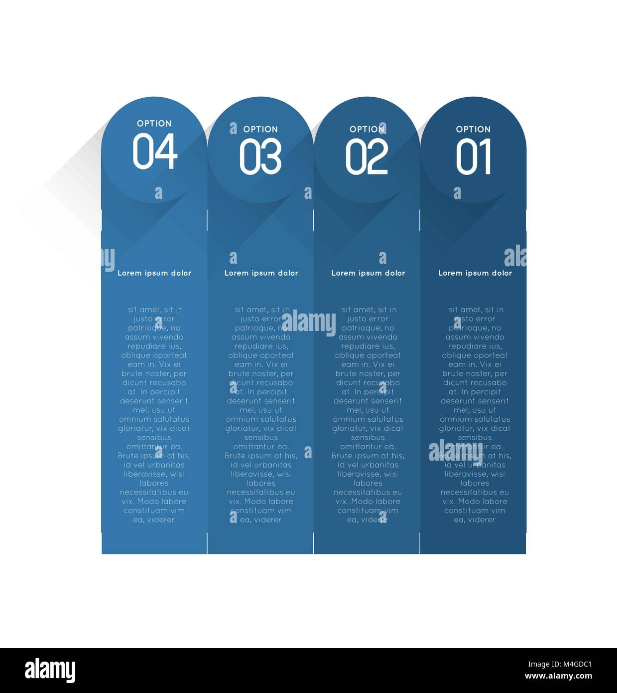 Four step business option hi-res stock photography and images - Alamy