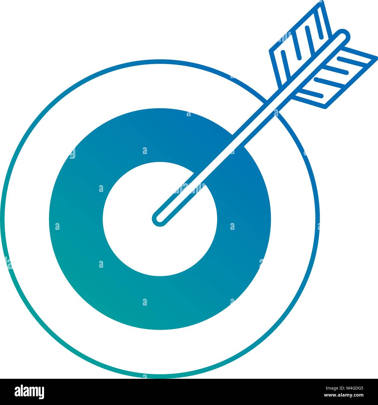 target with arrow icon Stock Vector Image & Art - Alamy