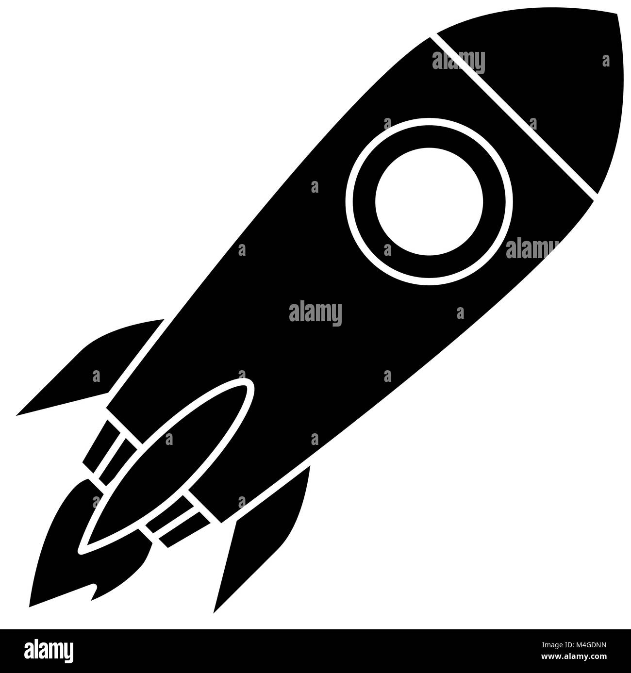 rocket launcher isolated icon Stock Vector Image & Art - Alamy