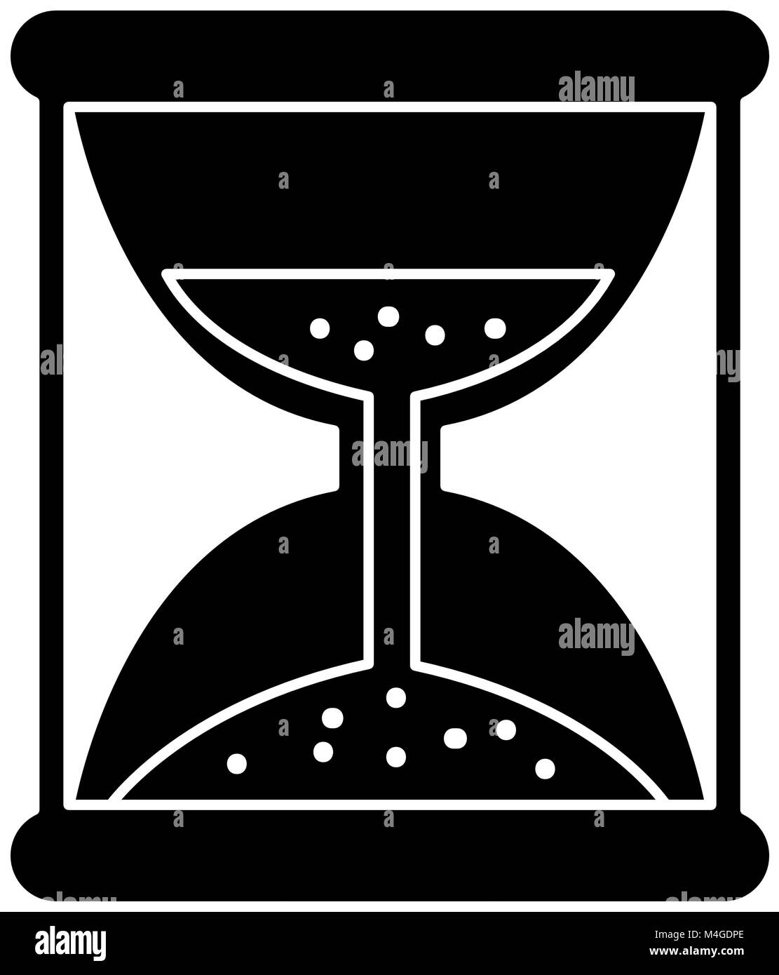 hourglass time isolated icon Stock Vector Image & Art - Alamy